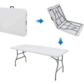 Mullingar Hardware. Folding Party Table - 1.8m