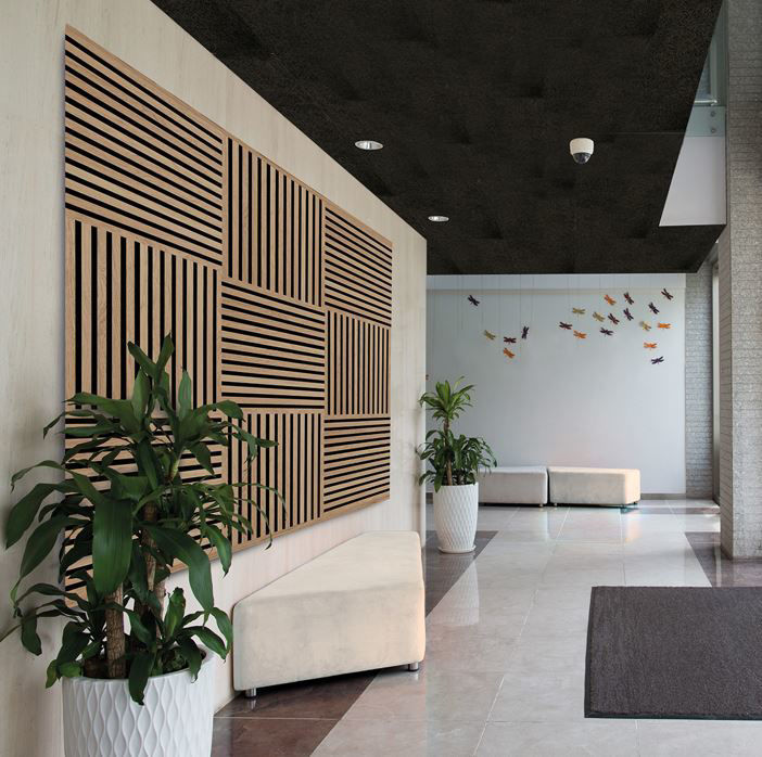 Mullingar Hardware. FIBROTECH SQ PANEL 520x520x22MM 2PC LIGHT OAK